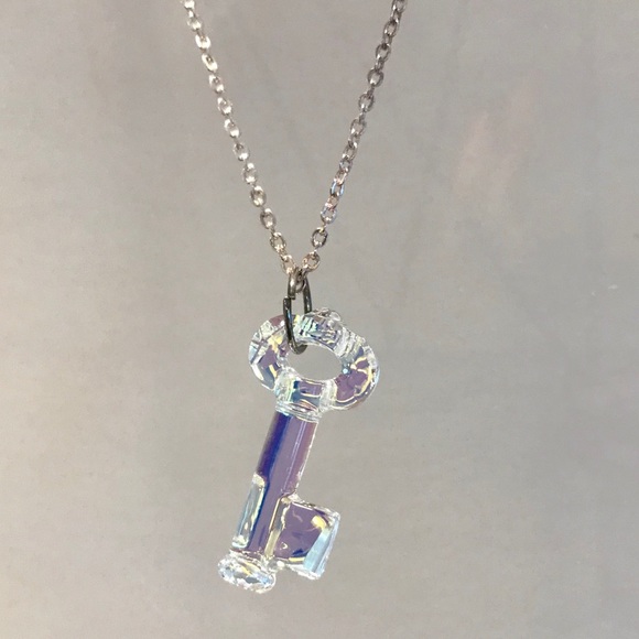 Swarovski | Jewelry | Nwt Swarovski Crystal Key Pendant | Poshmark